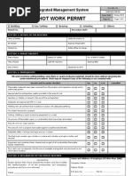 Permit To Work Form Updated | PDF | Occupational Safety And Health | Risk