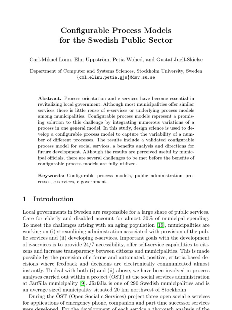 Configurable Process Models | PDF | Business Process | Business Process Management