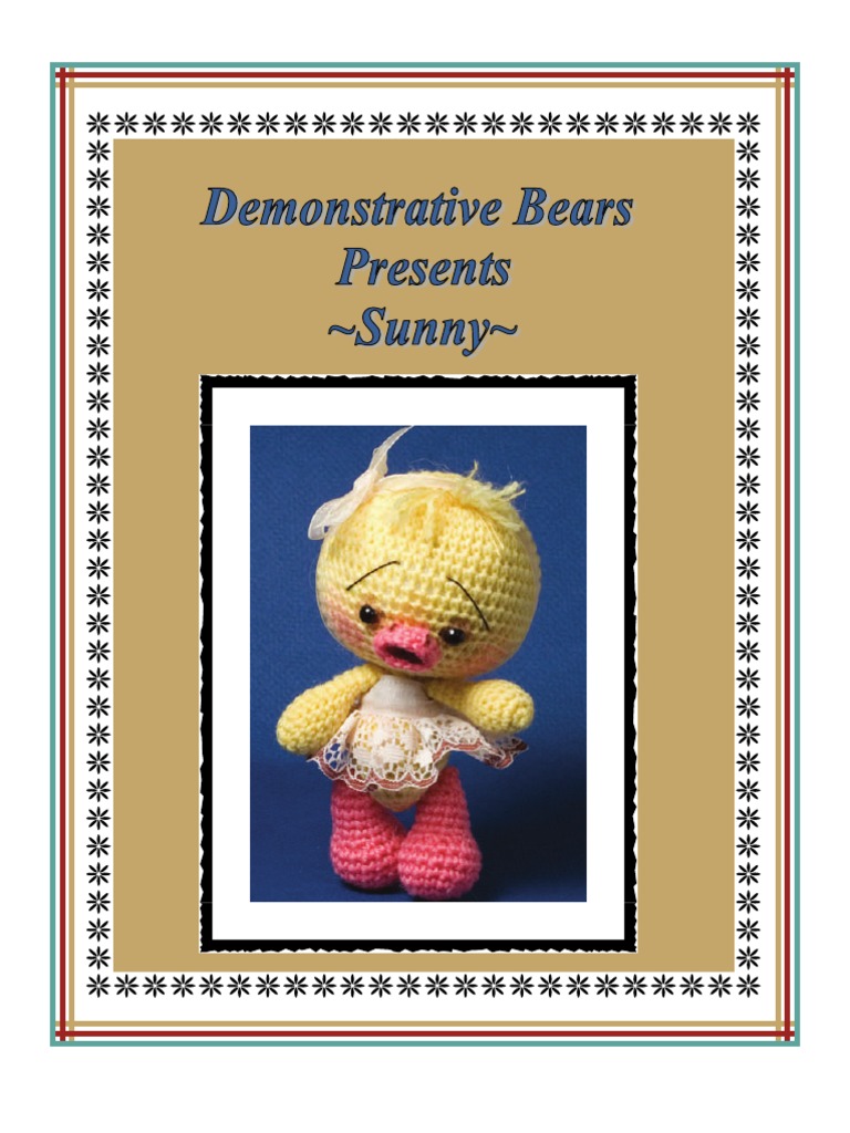Demonstrative Ami Duck Sunny | PDF | Crochet | Yarn