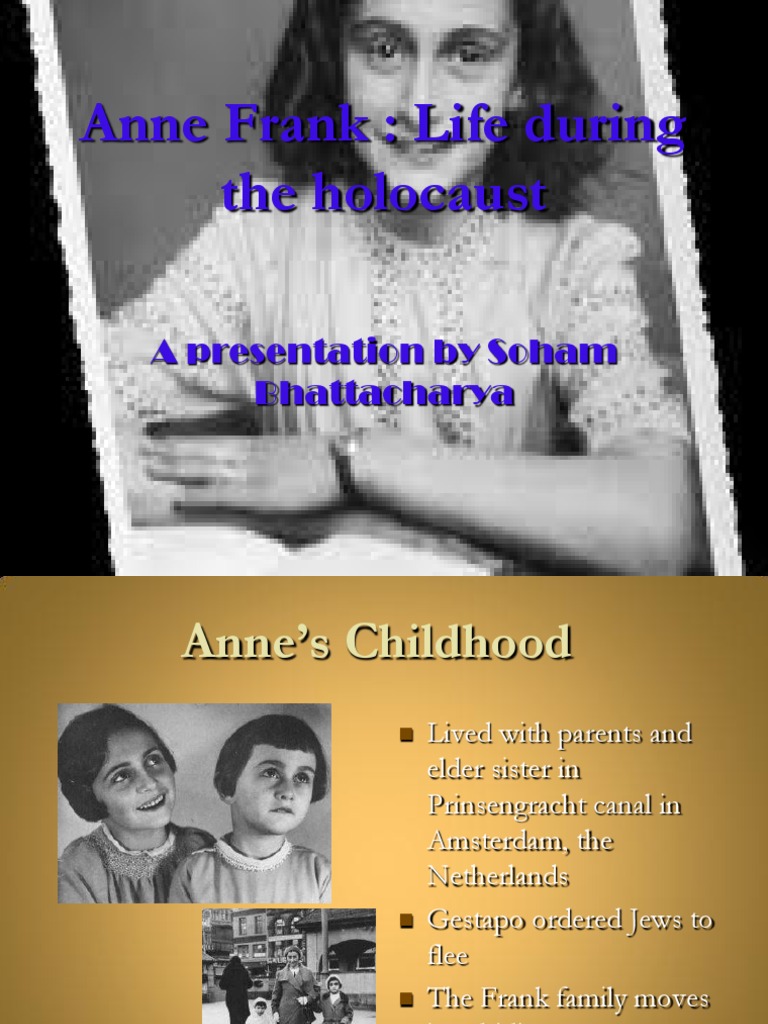 Anne Frank's Life in Hiding During Holocaust | PDF | History