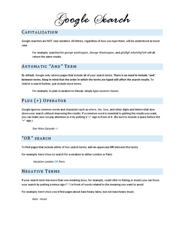 Google Search | PDF | Web Page | Web Search Engine