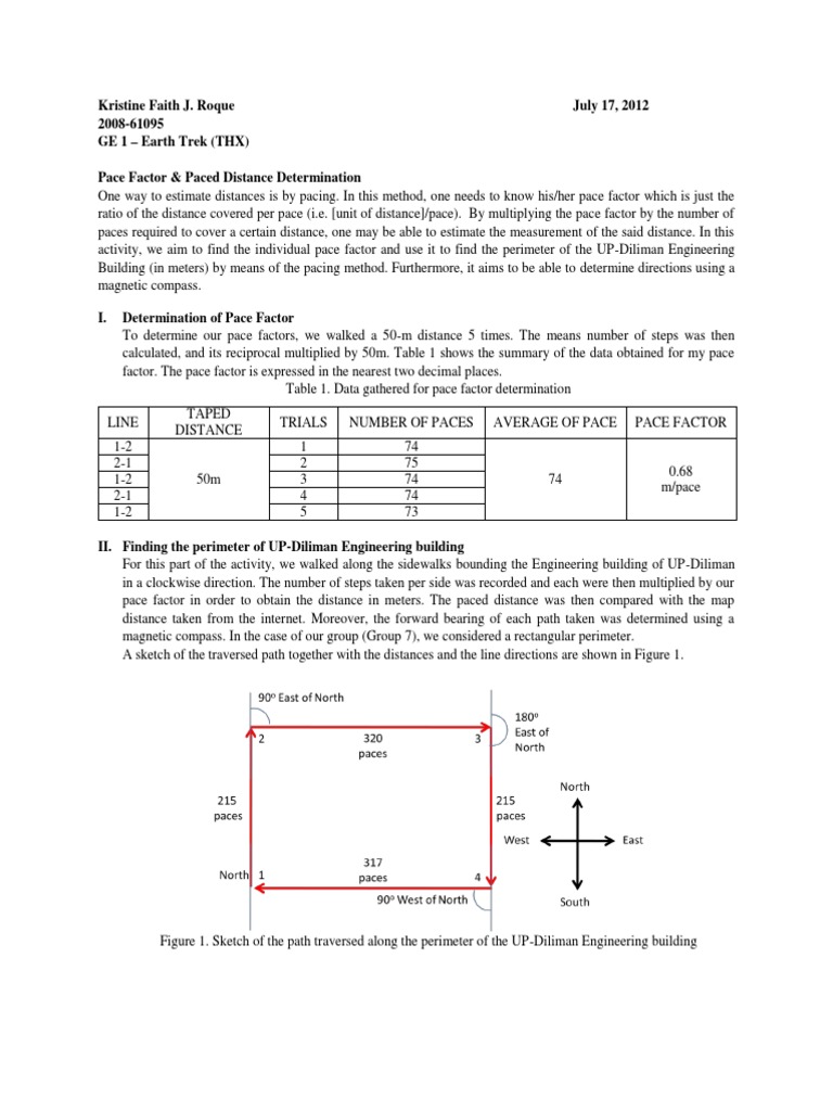 Pace Factor | PDF | Compass | Teaching Mathematics