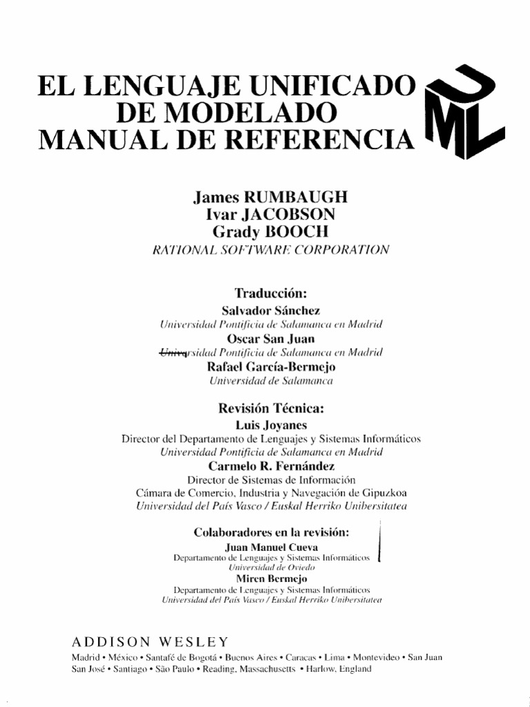 Booch Rumbaugh Jacobson - UML - MReferencia I | PDF