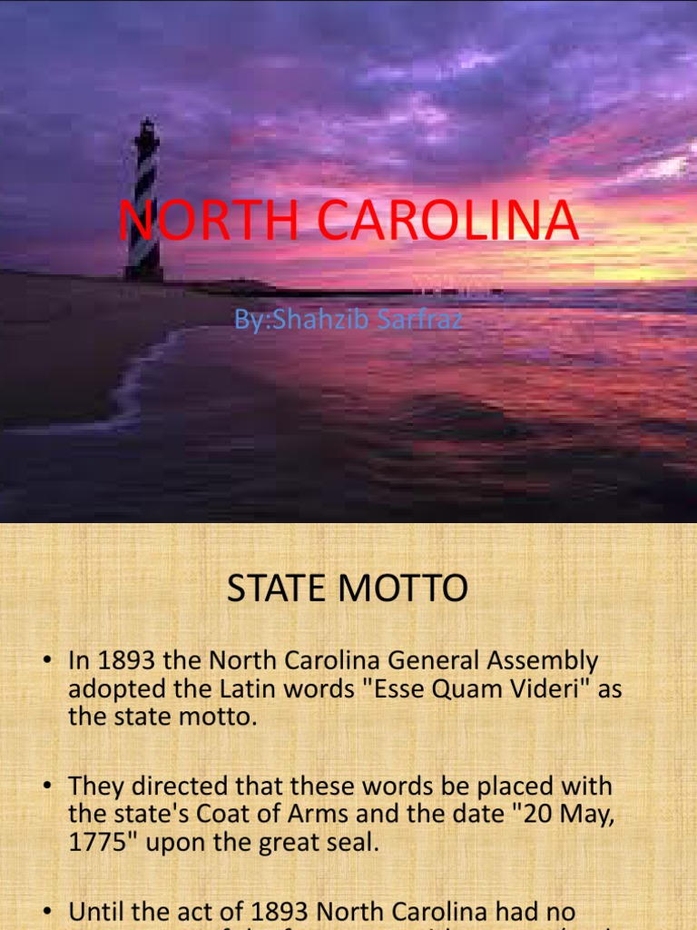 North Carolina Project | PDF | North Carolina