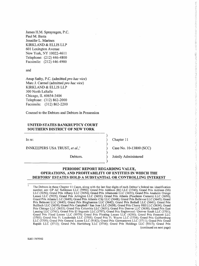 Pro Hac Vice) Pro Hac Vice) | Download Free PDF | Financial Statement ...