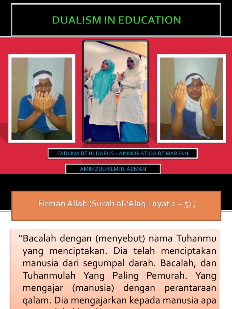 Dualism Slide | PDF | Religious Education | Cognition