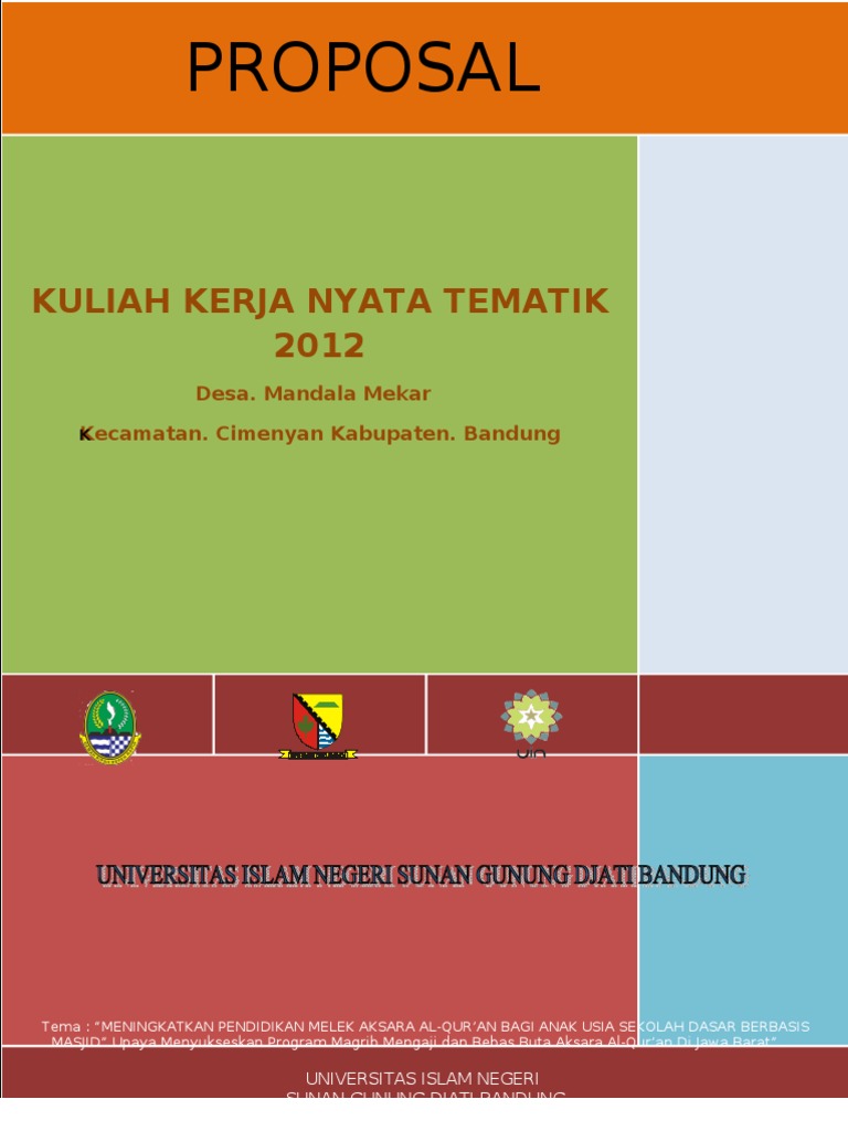 Proposal KKN Tematik Kel 10 | PDF