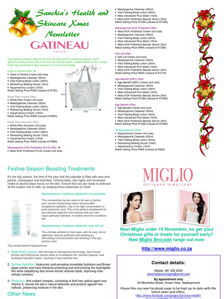 December 12 Christmas Newsletter 1 | PDF | Wellness | Medical