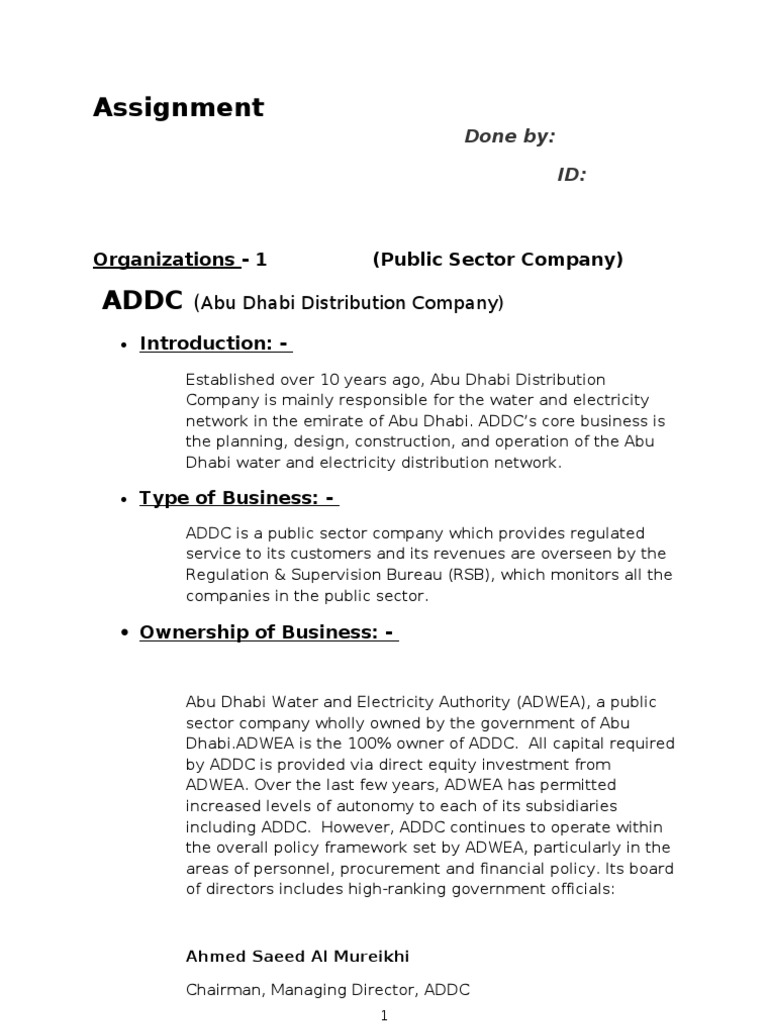 ADDC Public | PDF | Stakeholder (Corporate) | Electric Power Transmission