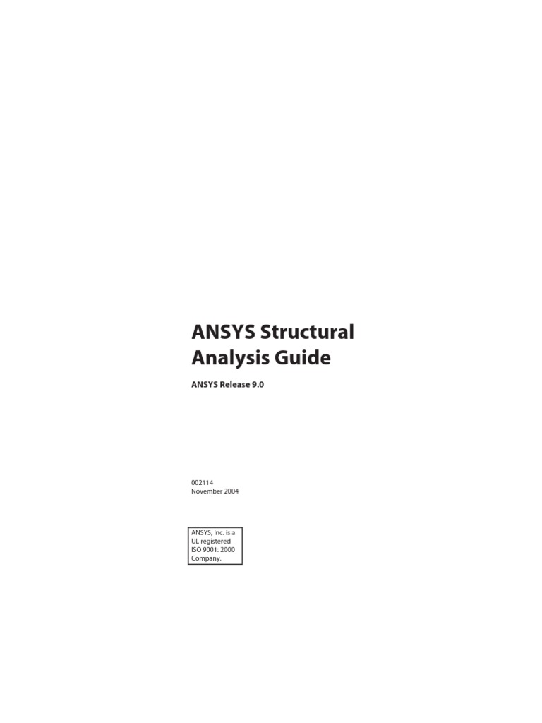ANSYS Structural Analysis Guide9 | PDF | Structural Analysis | Spectral ...