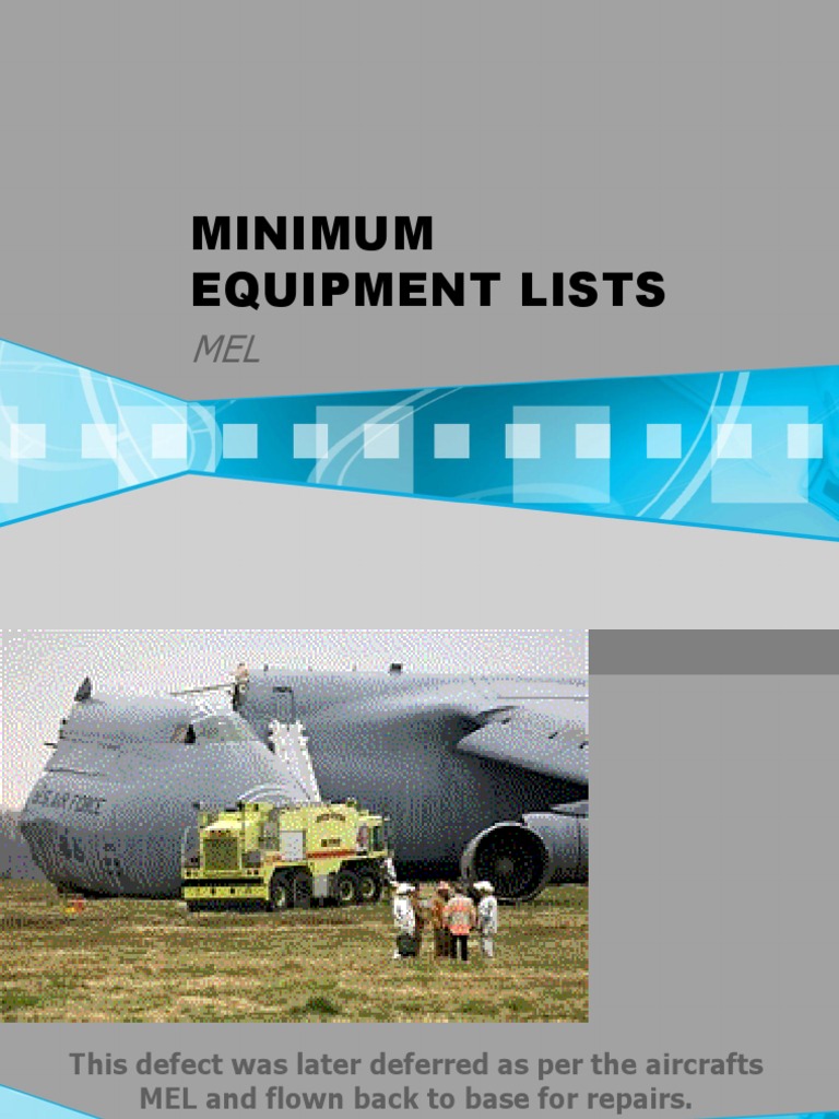 08minimum Equipment Lists | PDF | Aviation | Aerospace