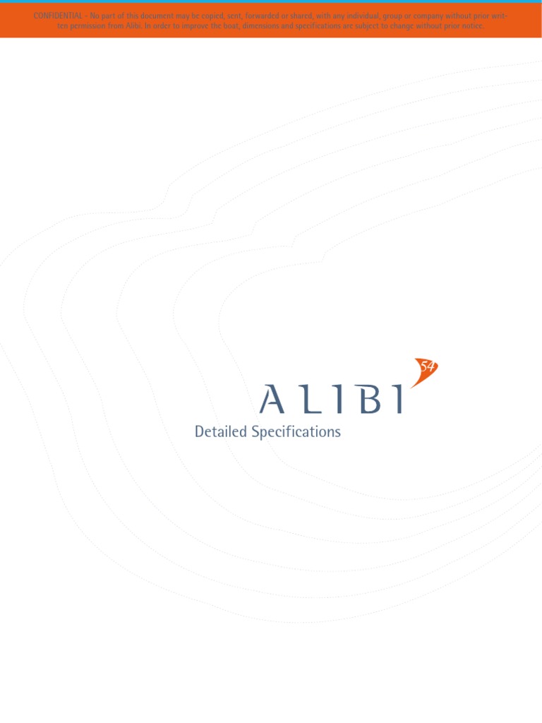 Alibi 54 Catamaran Specifications | PDF | Sail | Composite Material