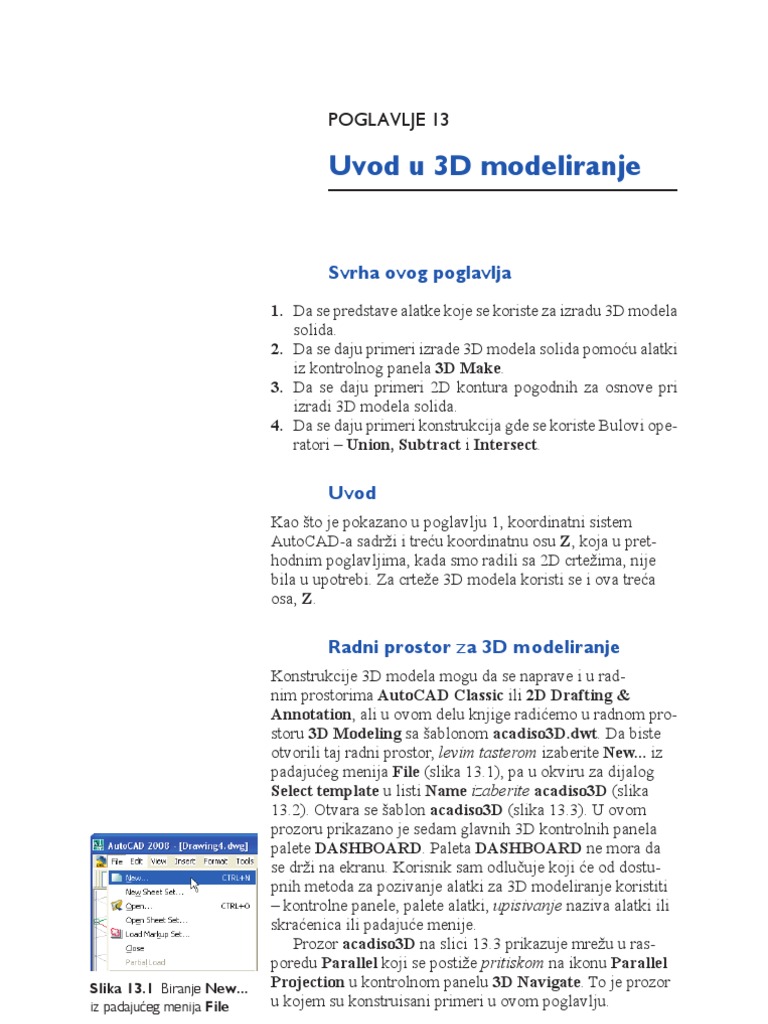 Uvod U 3D Modeliranje | PDF