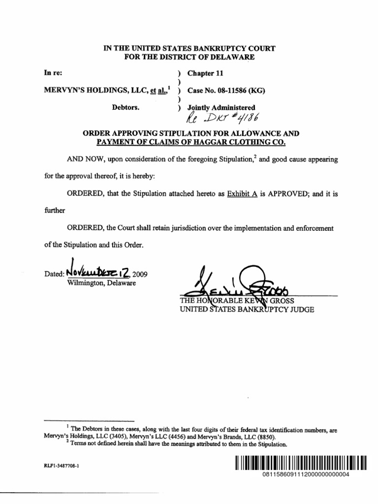 Dated:Mroo,: J) RCR | PDF | Bankruptcy | Private Law