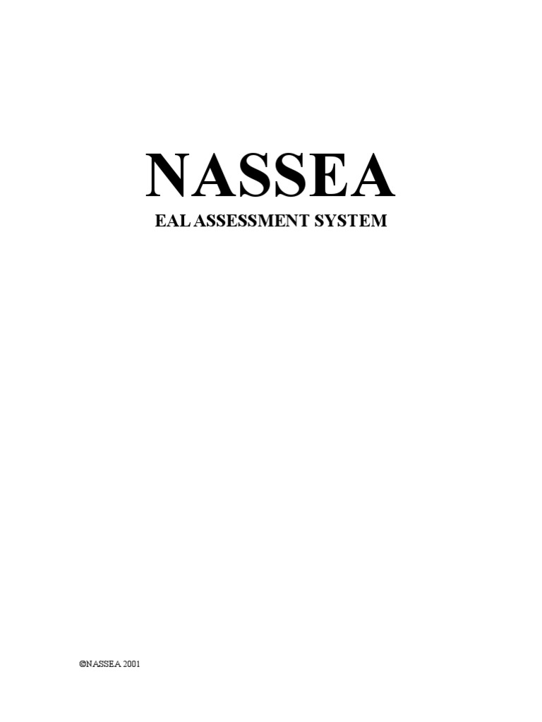 NASSEA 'Steps' - EAL Assessment Booklet | Download Free PDF | English ...