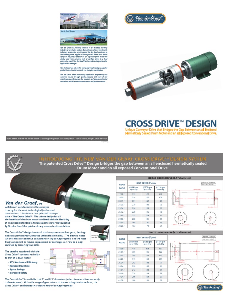 Cross Drive Brochure | PDF | Engines | Gear