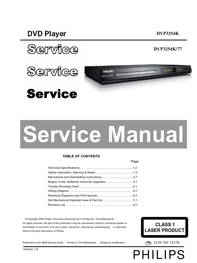 Service Manual: Philips | PDF | Power Supply | Electrostatic Discharge