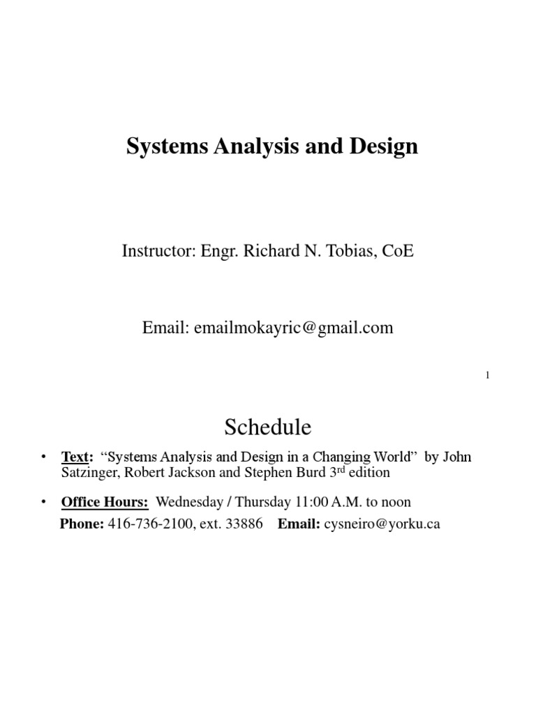 Systems Analysis and Design 1224176203506505 9 | PDF | Software ...