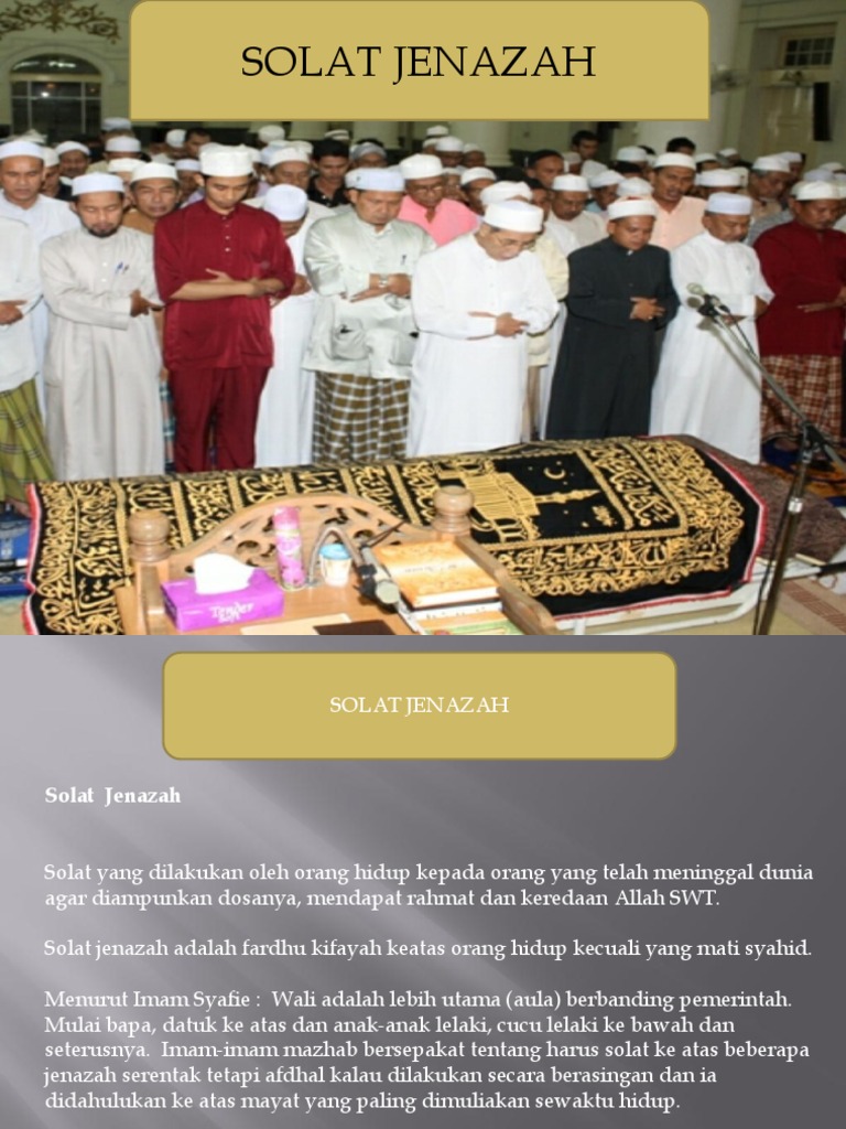 Panduan Solat Jenazah Fardhu Kifayah | PDF | Filsafat | Sejarah