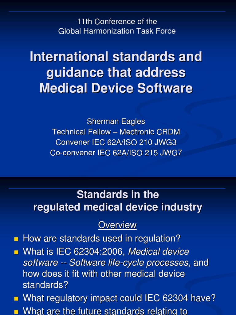 What Is IEC 62304 Medical Device SW - Conference GHTF | PDF | Medical ...