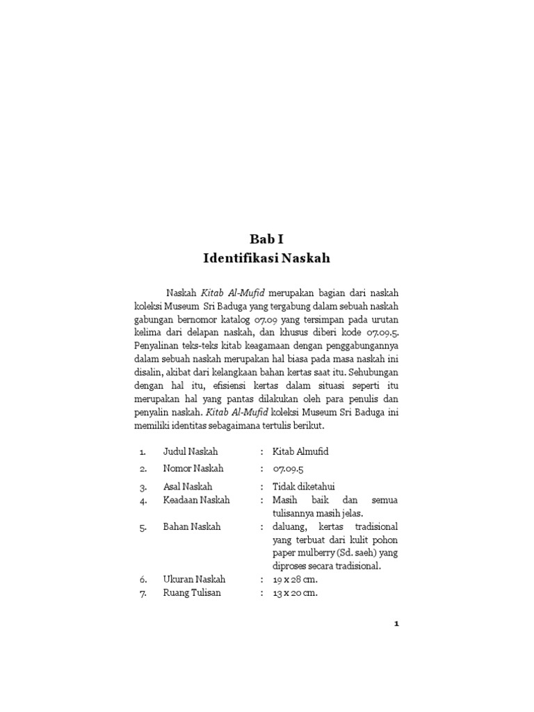 Kitab Al Mufid | PDF