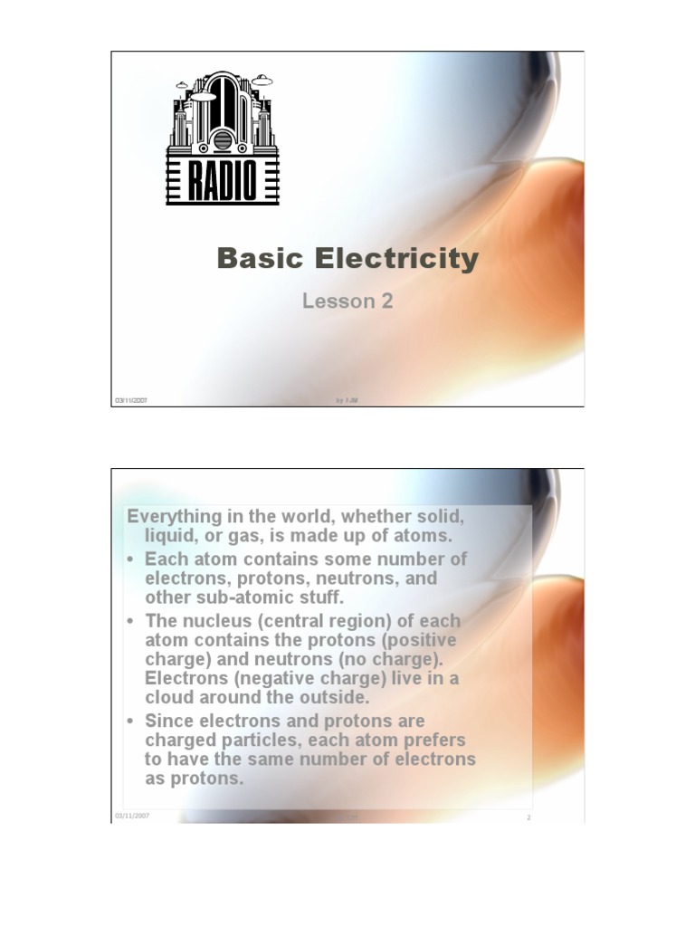 Understanding Basic Electricity Concepts Pdf