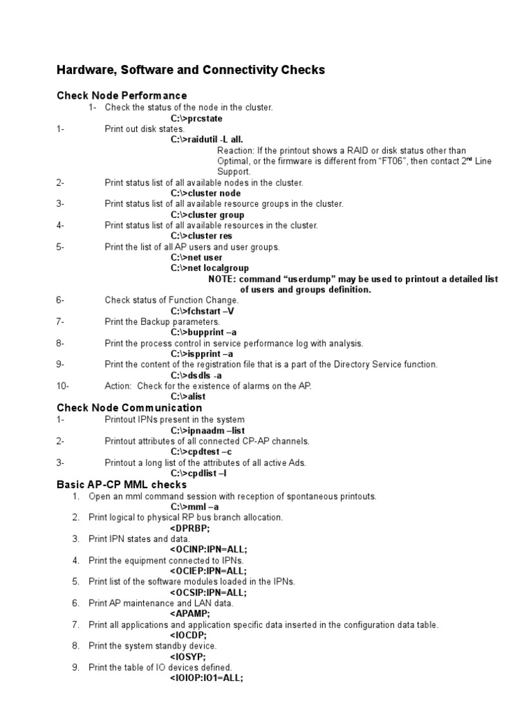 APG40 Health Check | PDF | File Transfer Protocol | Computer Cluster