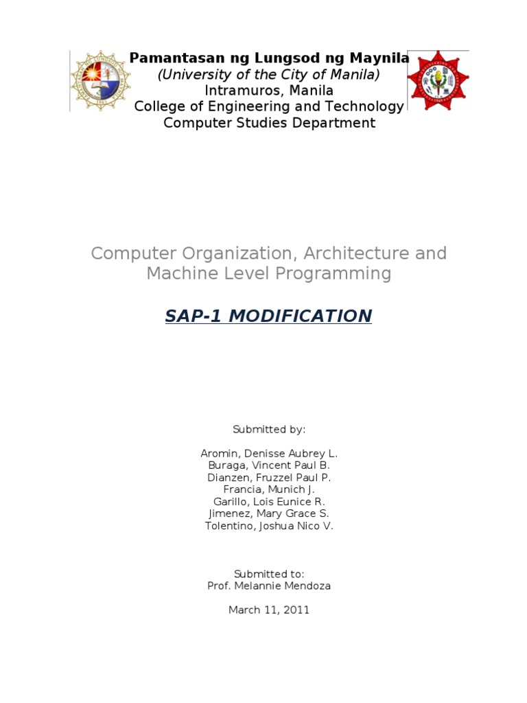 Computer Organization, Architecture and Machine Level Programming | PDF ...
