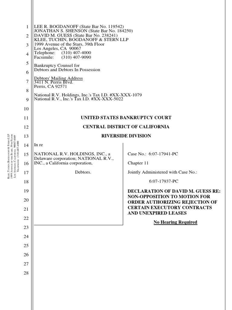 A Guide To Declaring Chapter 11 Bankruptcy