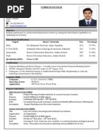 IIM A Resume Format For Freshers | PDF | Mechanical Engineering | Schools