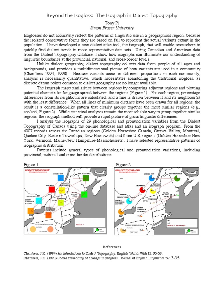 Isogloss | Geography | Dialect | Free 30-day Trial | Scribd