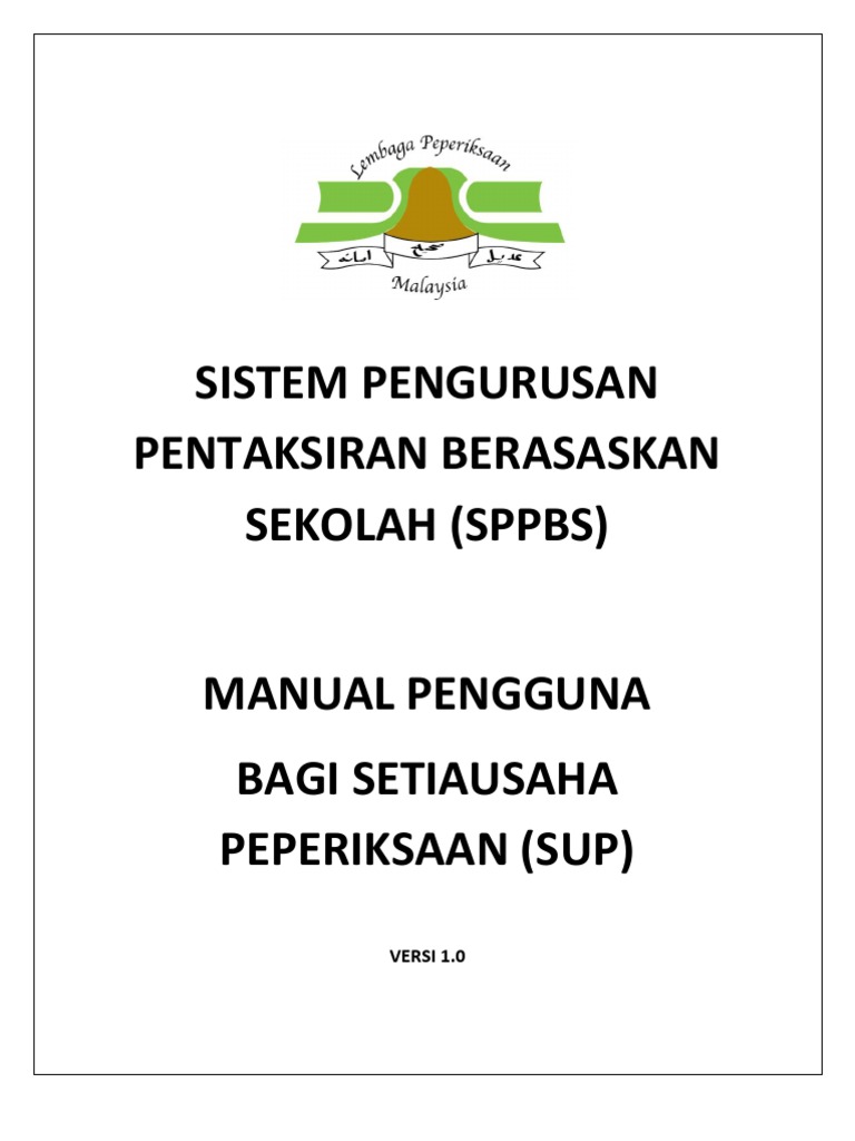 Manual Penggunaan Sppbs | PDF