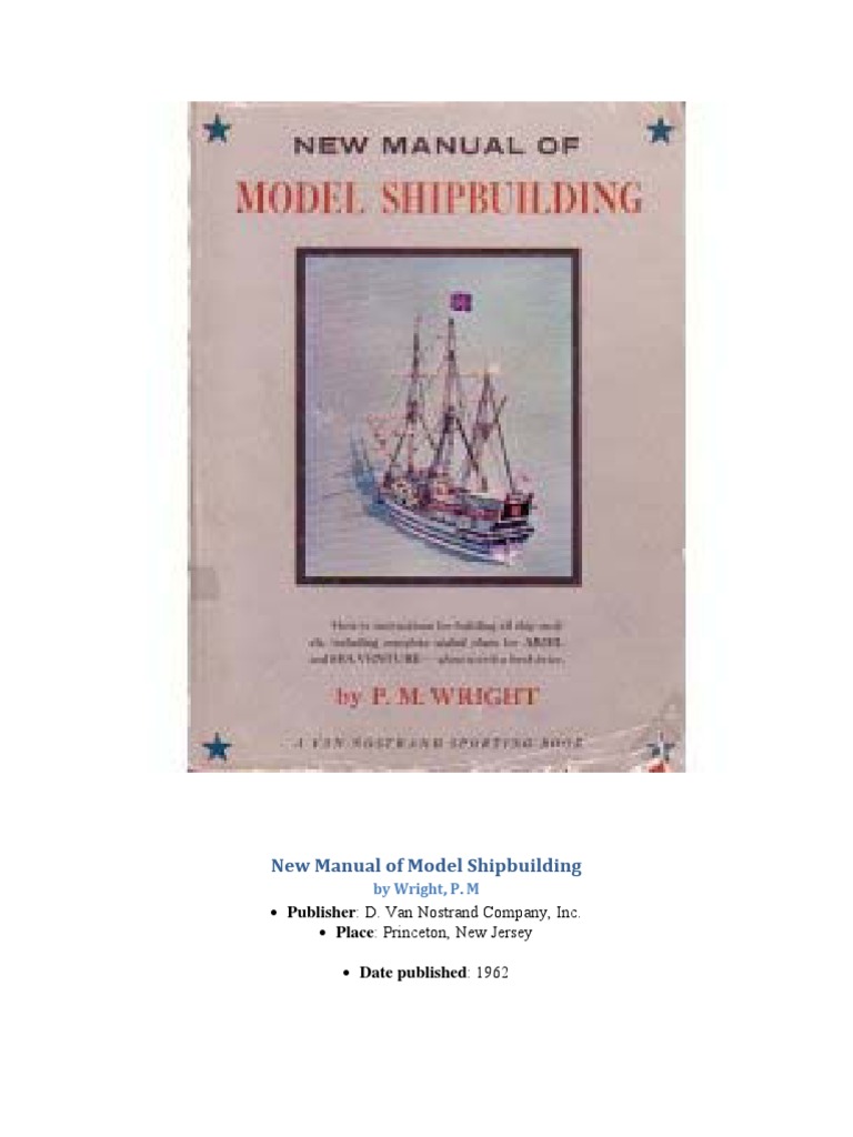 New Manual of Model Shipbuilding | PDF | Mast (Sailing) | Watercraft