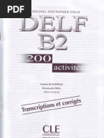 ABC DELF Junior Scolaire A2 - 2020 Corrigés Et Transcriptions | PDF
