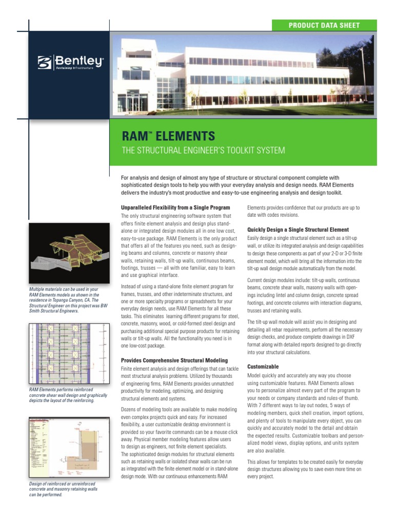 12 Ram Elements | Download Free PDF | Operating System | Finite Element ...