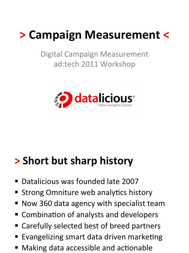 Ad Tech Campaign Measurement | PDF | Search Engine Optimization ...