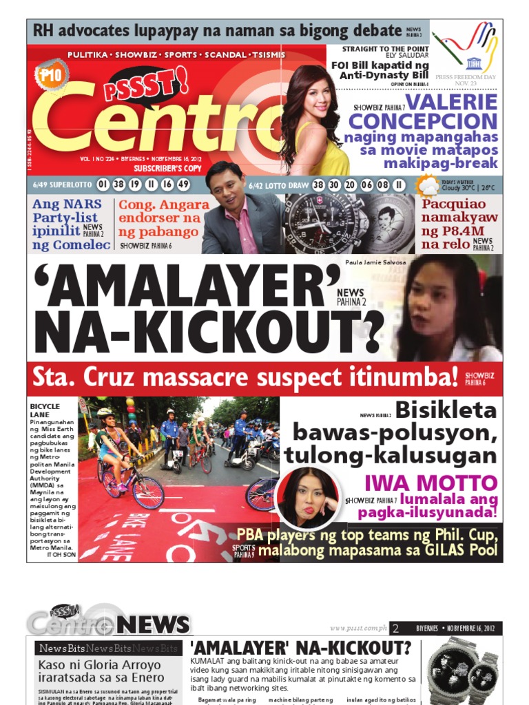 PSSST Nov 16 2012 Issue | PDF