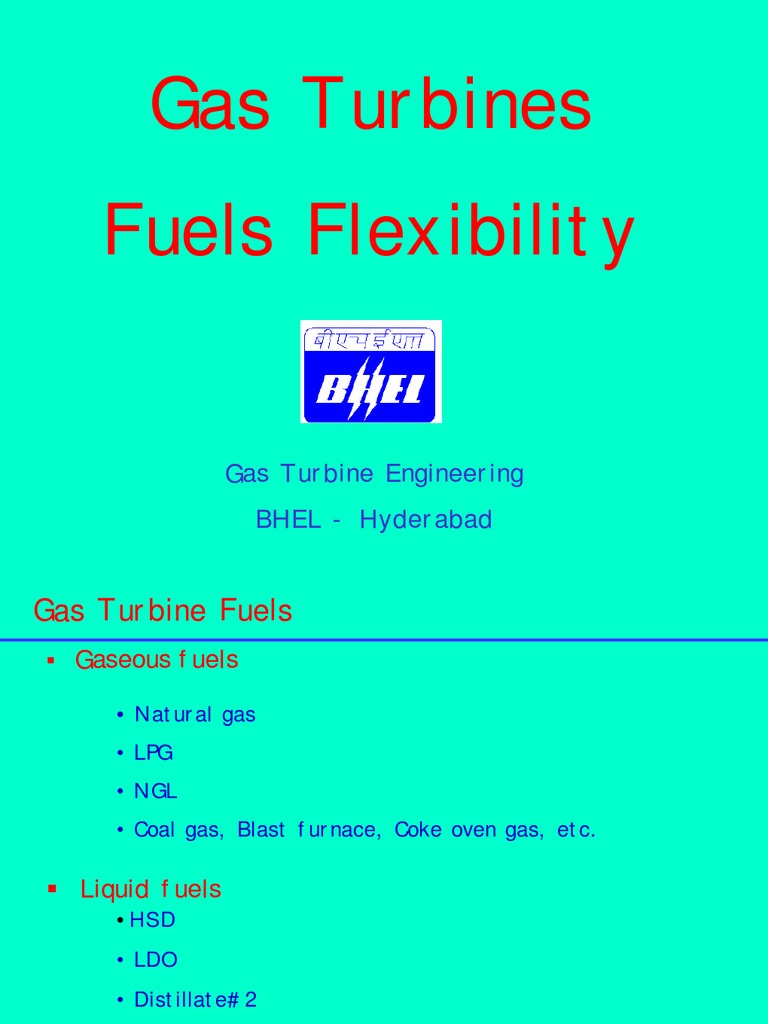 GTG Fuel System - Flexibility | PDF | Fuel Oil | Natural Gas
