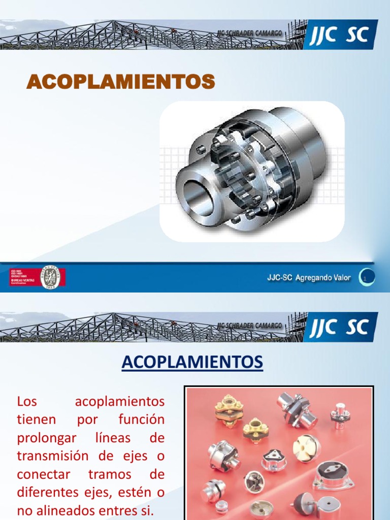 II. Acoplamientos | PDF | Transmisión (Mecánica) | Máquinas