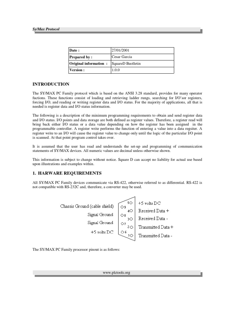 Symax Protocol | PDF | Transmission Control Protocol | Computer Network