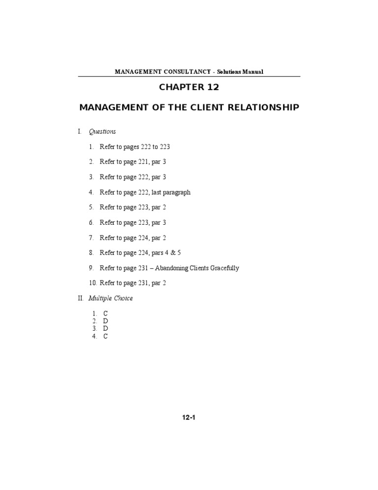 Chapter 12 - Answer | PDF