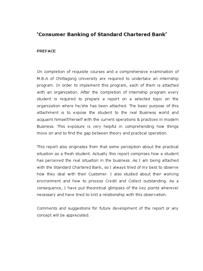 Consumer Banking of Standard Chartered Bank' | PDF | Cheque | Deposit ...