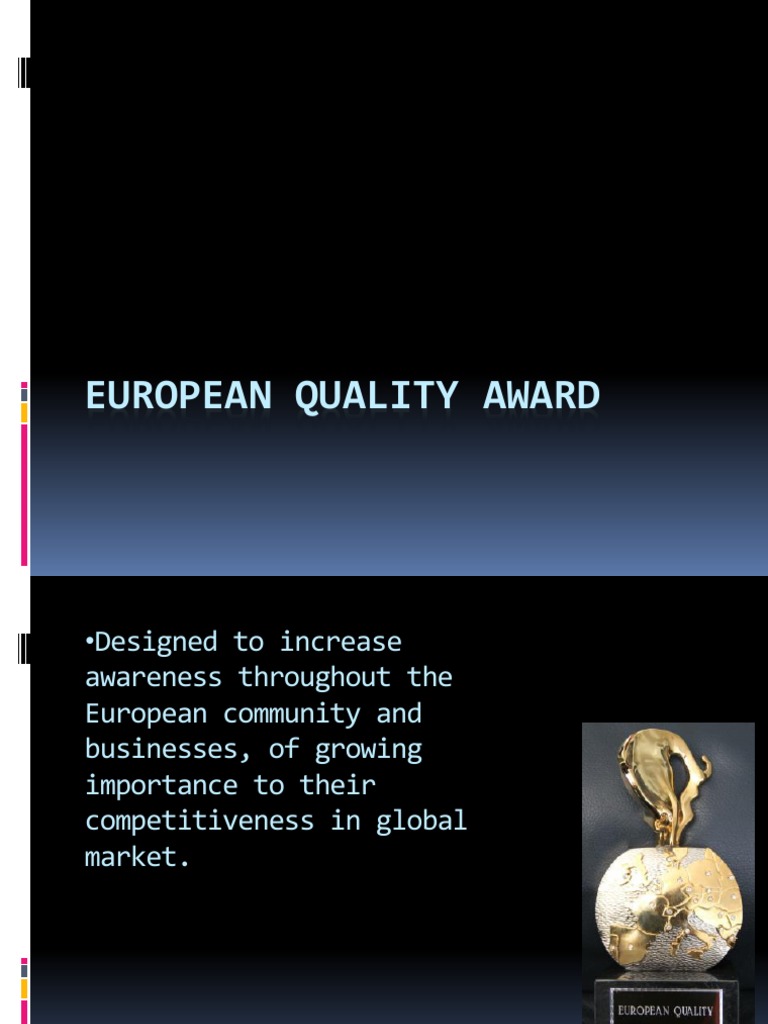 European Quality Awards | PDF