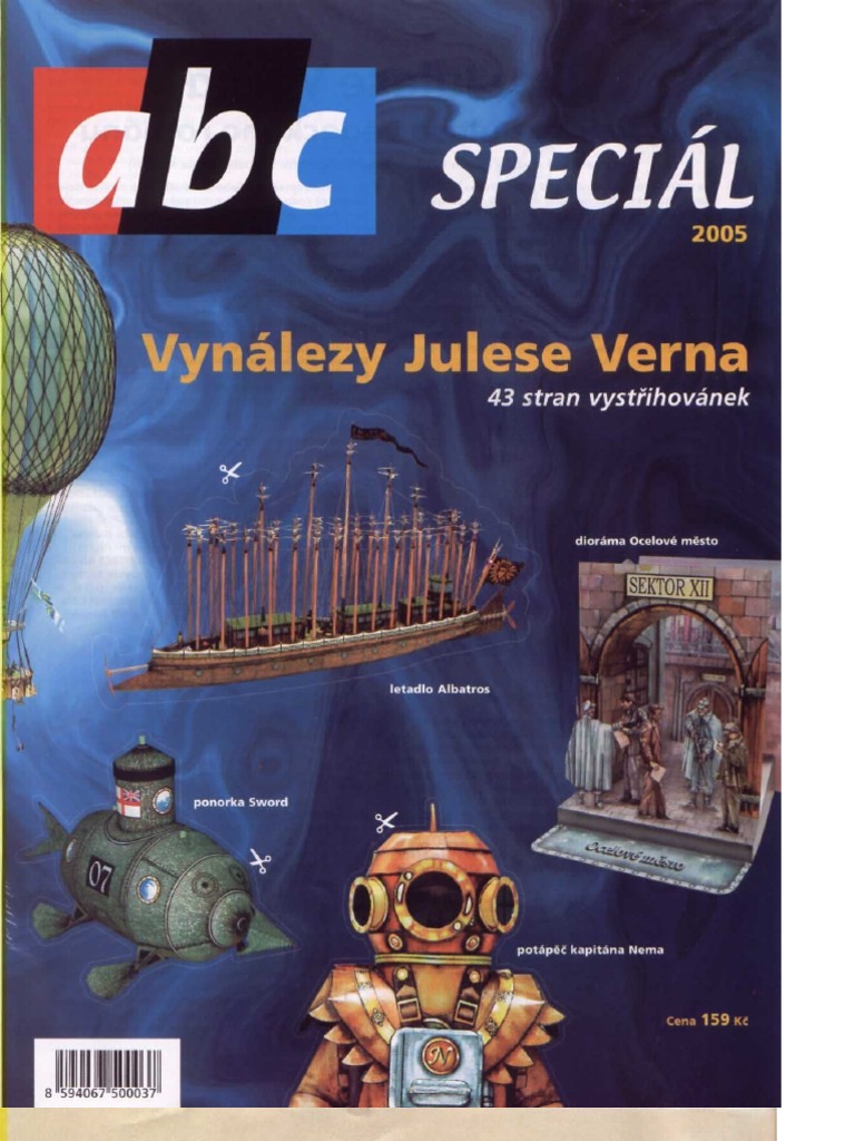 (Paper Model-ABC Magazine Special) Jules Vernes Part 1 | PDF