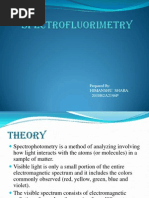 FLUORIMETRY | PDF | Fluorescence | Fluorescence Spectroscopy