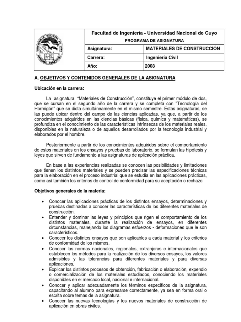 Materiales Constr C | PDF | Rieles | Materiales de construcción