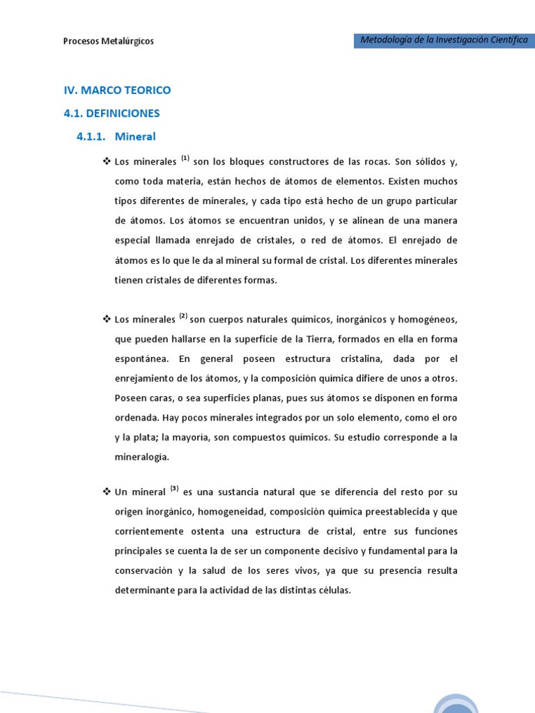 Procesos Metalurgicos | PDF | Minerales | Cobre