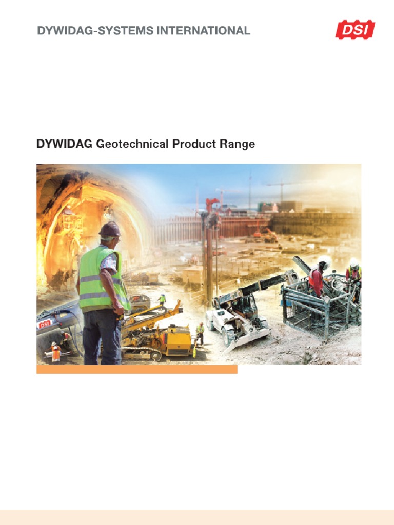 DSI DYWIDAG Geotechnical-Product-Range en 02 | PDF | Deep Foundation ...