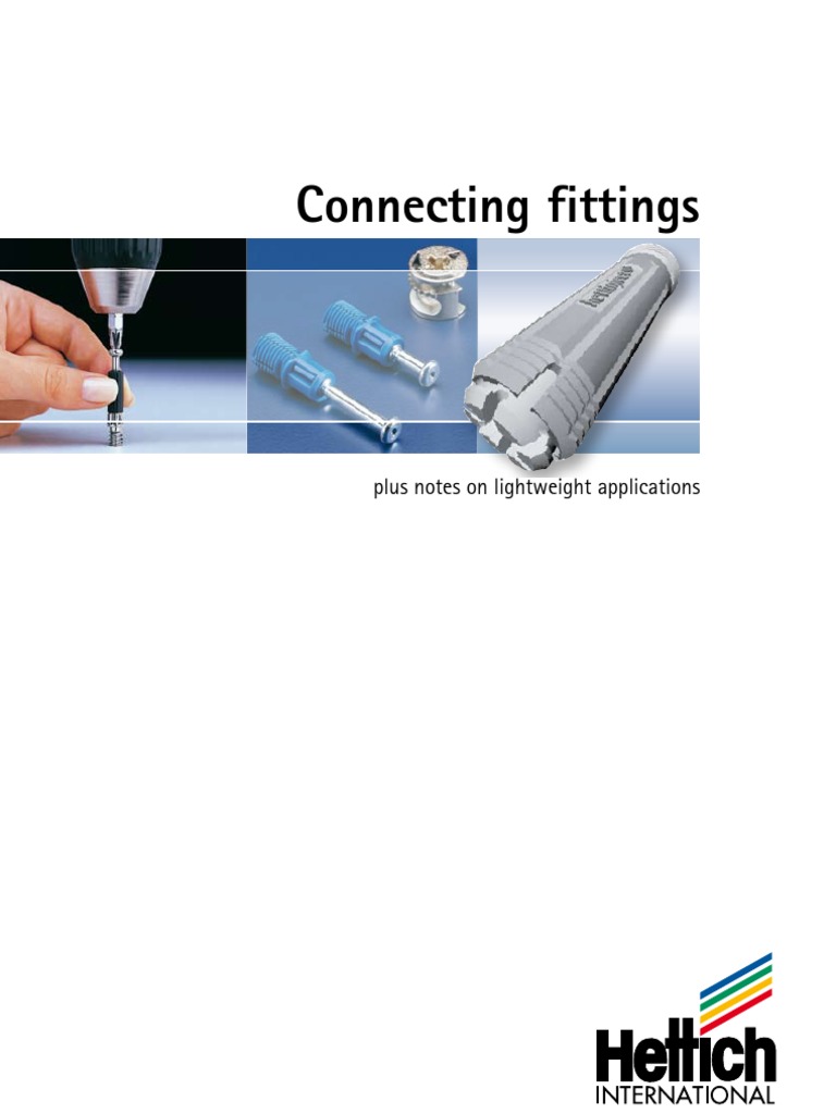 Hettich CAM Fixtures | PDF | Screw | Electrical Connector