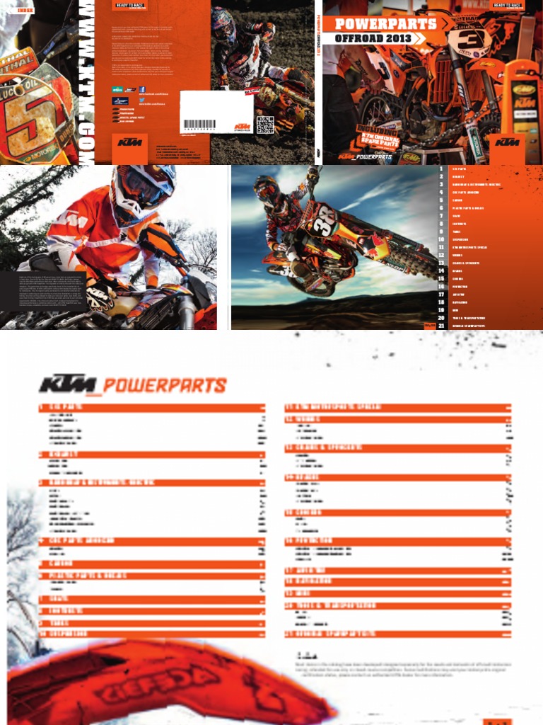 2013 KTM Power Parts Catalog | PDF | Clutch | Brake